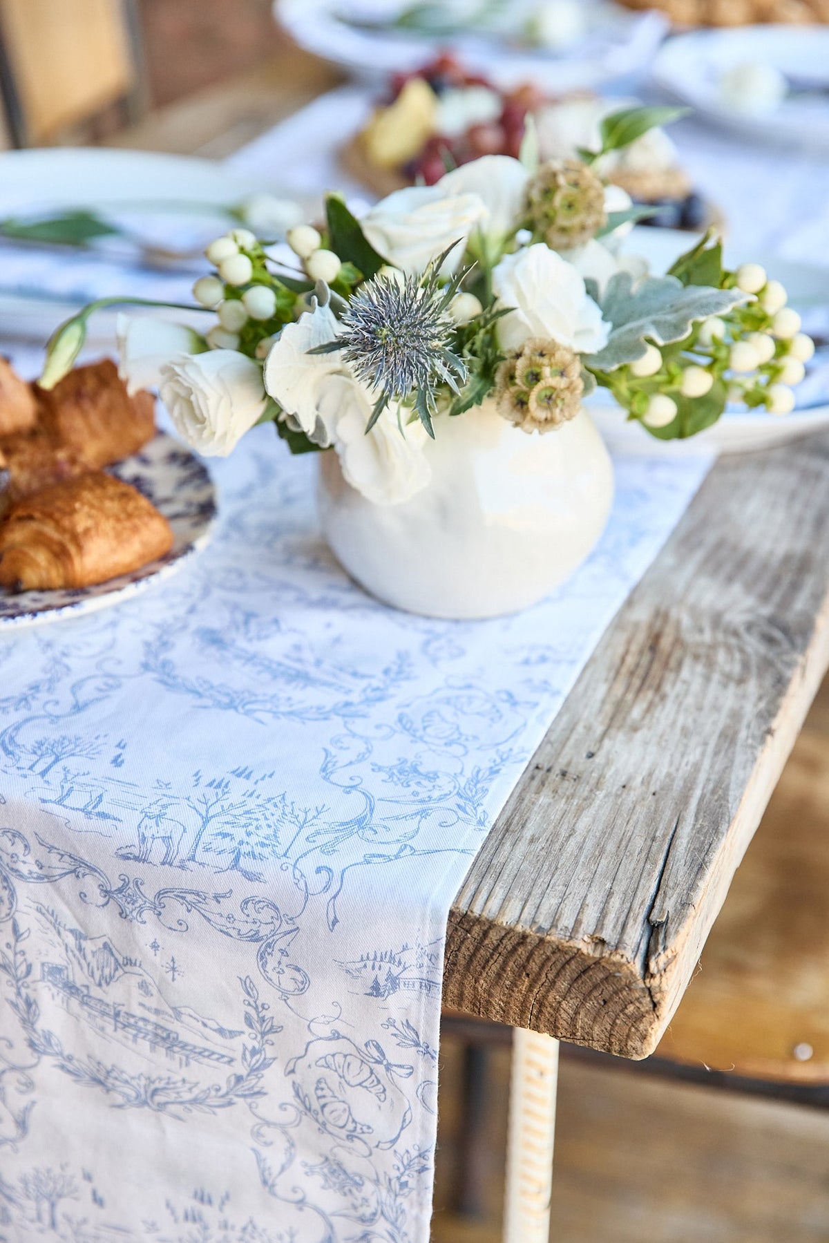 Alpine Toile Table Runner– Homeport LLC